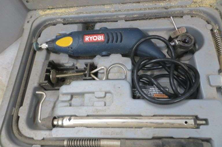 Ryobi Rotary Tool w/ Case - Lambrecht Auction, Inc.