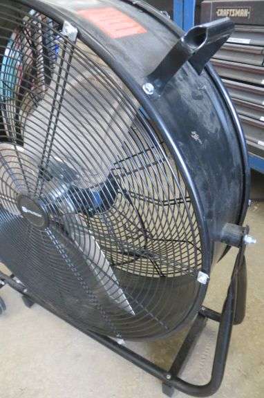 Large Shop Fan w/ Wheels - Lambrecht Auction, Inc.