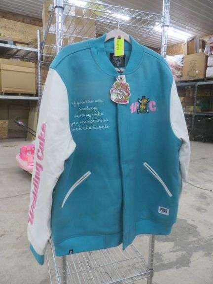 Wedding Cake Varsity Jacket 2XL - Lambrecht Auction, Inc.