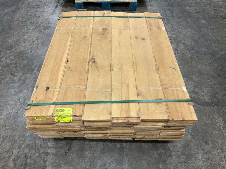 White Pine T&G WP4 Smooth Face Paneling 1"x8"x4' - Lambrecht Auction, Inc.