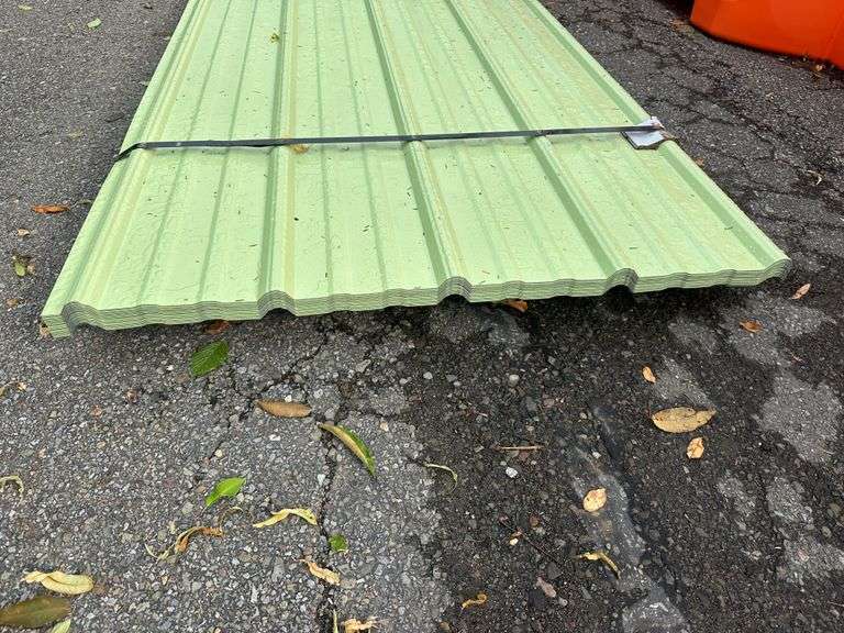 Green Primer Corrugated Metal 3'x12' - Lambrecht Auction, Inc.