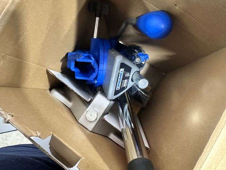 Dremel Drill Press Rotary Tool Workstation Stand - Lambrecht Auction, Inc.