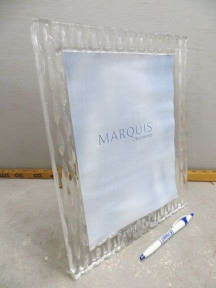 Waterford Crystal Picture Frame - 8x10" Photo - Lambrecht Auction, Inc.