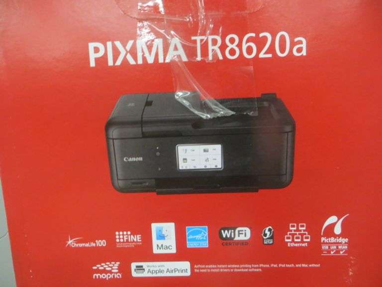 Canon Pixma TR8620A Multi-Function Color Printer - Lambrecht Auction, Inc.
