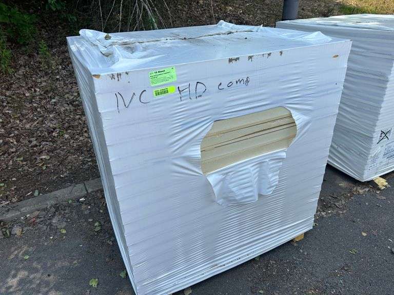 Poly Iso Insulation Tapered 2 1/2"x4'x4' - Lambrecht Auction, Inc.