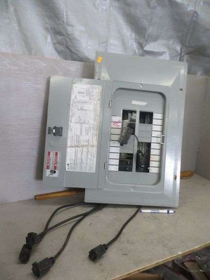 Eaton Breaker Box Sub Panel - Lambrecht Auction, Inc.