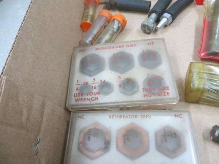 Thread Chasers, Screw Extractors, etc. - Lambrecht Auction, Inc.