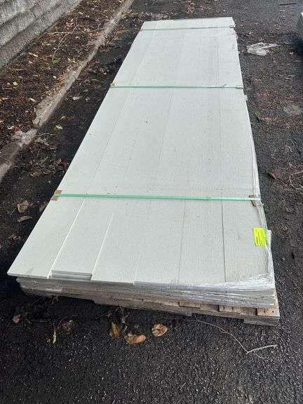 Beige PVC Trim Board, 5/8"x8"x12' - Lambrecht Auction, Inc.