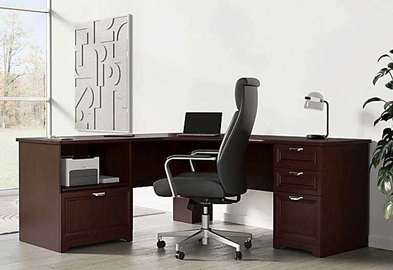 Realspace Magellan Performance L- Shaped Corner Desk - 2 Boxes ...
