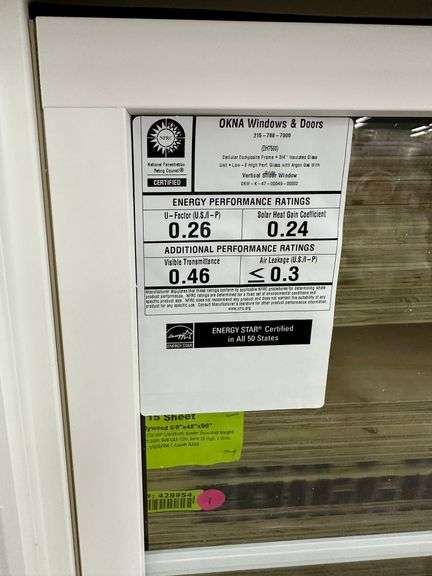 White Double Hung Composite 6-Lite Window 31.625"x49.25" - Lambrecht ...