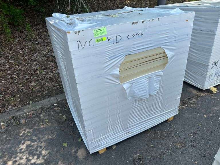 Poly Iso Insulation Tapered 2 1/2"x4'x4' - Lambrecht Auction, Inc.