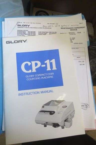 Glory Coin Counting Machine - Lambrecht Auction, Inc.