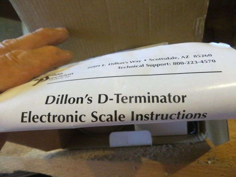 Dillon Electronic Powder Scale - New - Lambrecht Auction, Inc.