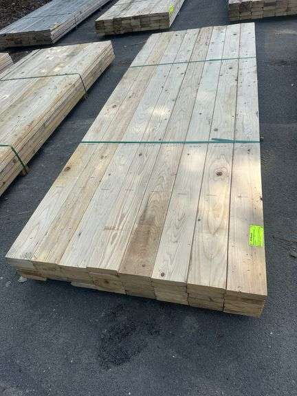 White Fir Dimensional Lumber 2"x6"x10' - Lambrecht Auction, Inc.