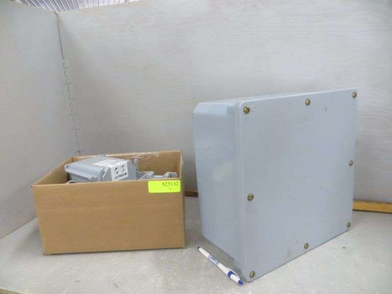 Three Junction Boxes & Couplings - Lambrecht Auction, Inc.