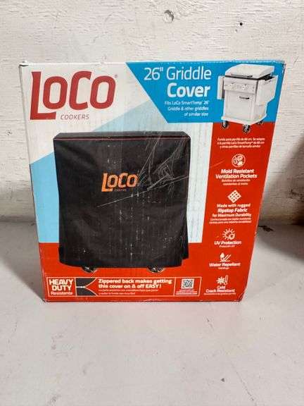 LOCO 26 in. Griddle Grill Cover - Lambrecht Auction, Inc.