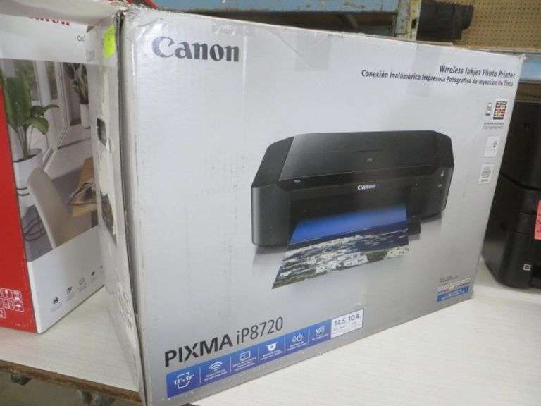 Canon Pixma IP8720 Color Printer - Lambrecht Auction, Inc.