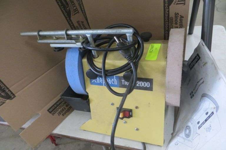 Scheppach Tiger 2000 Wet Grinder - Lambrecht Auction, Inc.
