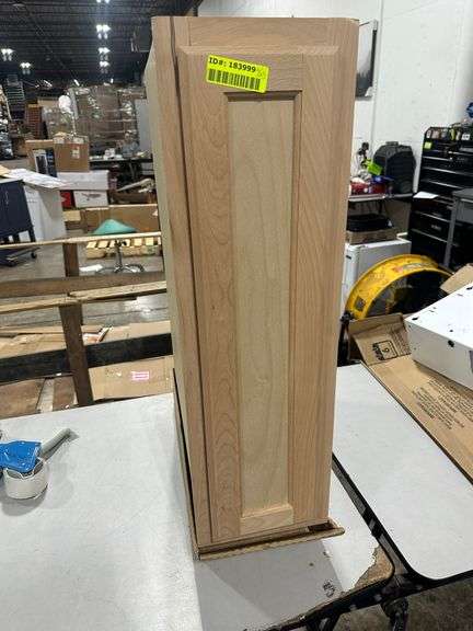 Assembled Base Kitchen Cabinet- Unfinished - Lambrecht Auction, Inc.