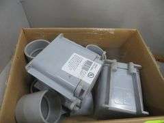 Three Junction Boxes & Couplings - Lambrecht Auction, Inc.