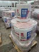 R-19 Faced Fiberglass Rolled Insulation - Lambrecht Auction, Inc.