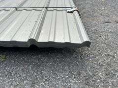 Dull Galvanized Metal Panel 3'x8' - Lambrecht Auction, Inc.