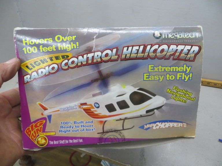 MegaTech Radio Control Helicopter - Lambrecht Auction, Inc.