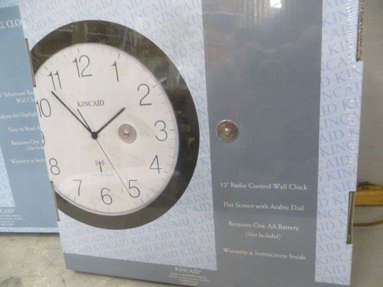 Kincaid Radio Controlled Wall Clocks - NIB - Lambrecht Auction, Inc.