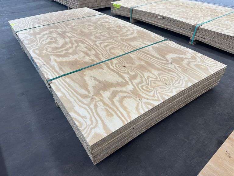 Sanded Shop Plywood 1/4"x48"x96" - Lambrecht Auction, Inc.
