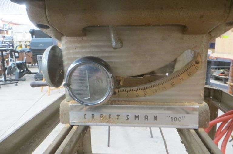 Craftsman "100" Table Saw - Lambrecht Auction, Inc.