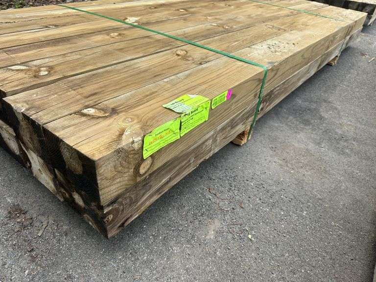 Pressure Treated Dimensional Lumber 4"x6"x8' - Lambrecht Auction, Inc.