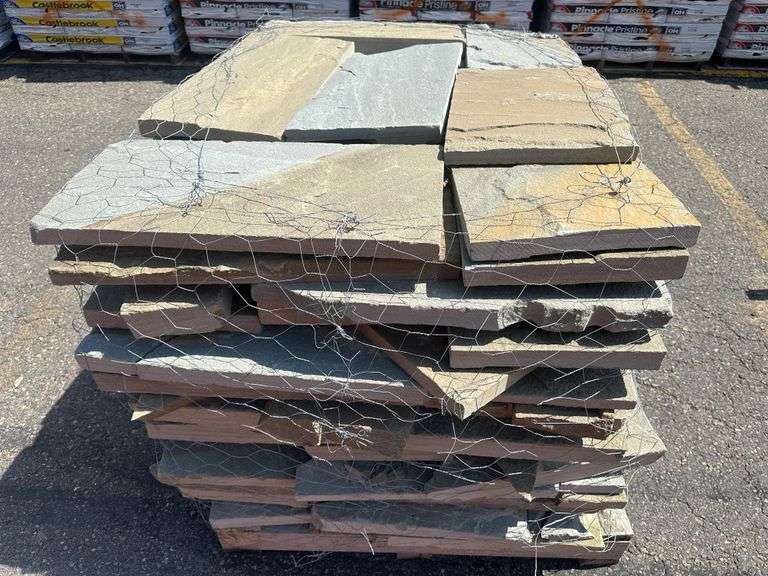 Sawn Edge Wall Stone, Natural Cleft Pattern Blue Stone - Lambrecht ...