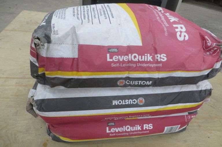 Three 50lb Bags of LevelQuik RS - Lambrecht Auction, Inc.