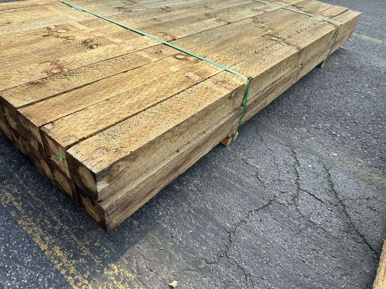 Pressure Treated Dimensional Lumber 4"x4"x8' - Lambrecht Auction, Inc.