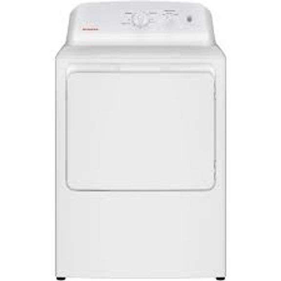 Hotpoint 6.2 cu. ft. vented Electric Dryer in White with Auto Dry M ...