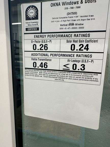 6 White Double Hung Composite 6 Lite Windows 29.125"x56.5" - Lambrecht ...