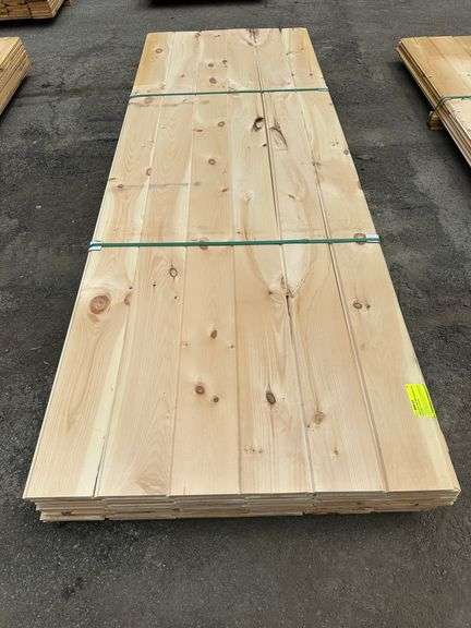 White Pine T&G WP4 Smooth Face Paneling 1"x8"x10' - Lambrecht Auction, Inc.