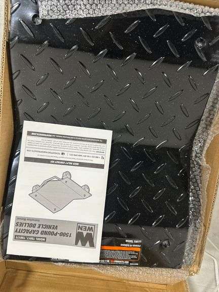 WEN 73017T 3000-Pound Capacity Vehicle Dollies with Brakes - Lambrecht ...