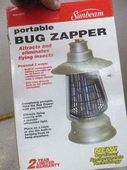 Sunbeam Portable Bug Zapper - Lambrecht Auction, Inc.