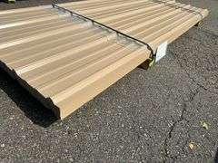 Tan Corrugated Metal Panel 3'x8' - Lambrecht Auction, Inc.