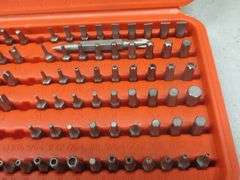 100 Pc. Bit Set w/ Security Bits, Screwdriver - Lambrecht Auction, Inc.