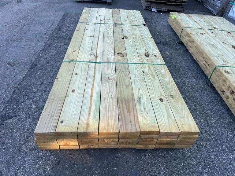 Pressure Treated Dimensional Lumber 2"x6"x10' - Lambrecht Auction, Inc.