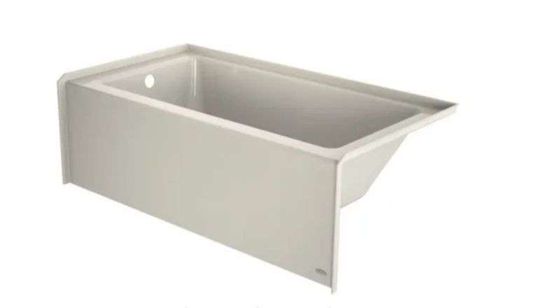 Jacuzzi Signature 60" Alcove Acrylic Soaking Tub with Left Drain and ...