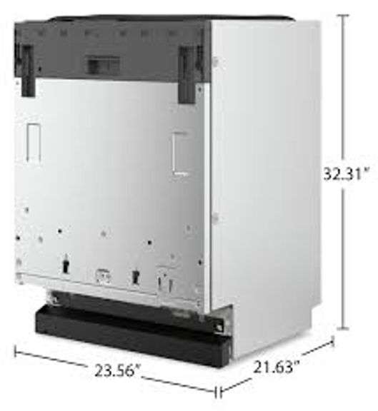 KitchenAid 44 dBA Panel-Ready Two-Rack Flush Dishwasher - Lambrecht ...