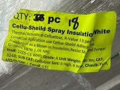 Cellu-Shield Spray Insulation White - Lambrecht Auction, Inc.