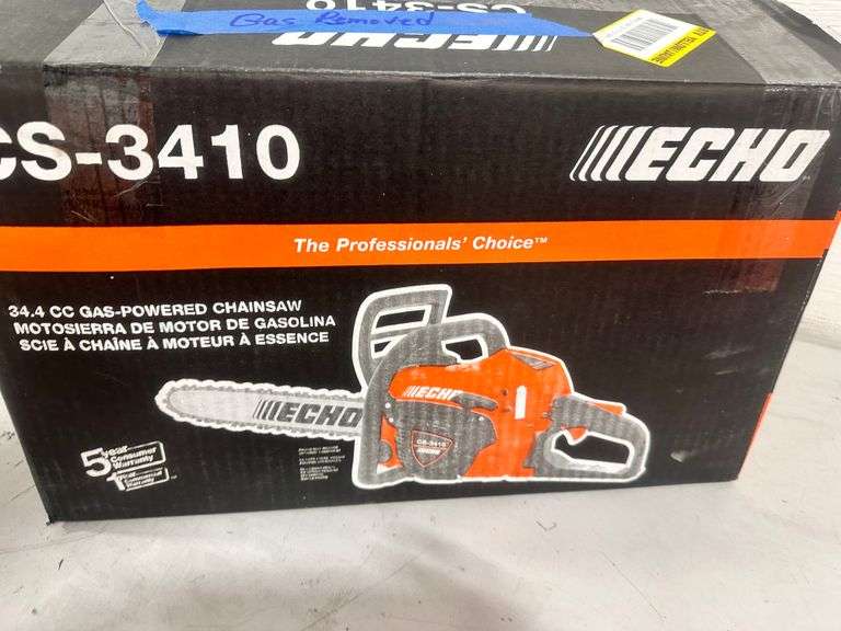 ECHO 14 in. 34.4 cc Gas 2-Stroke Rear Handle Chainsaw - Lambrecht ...