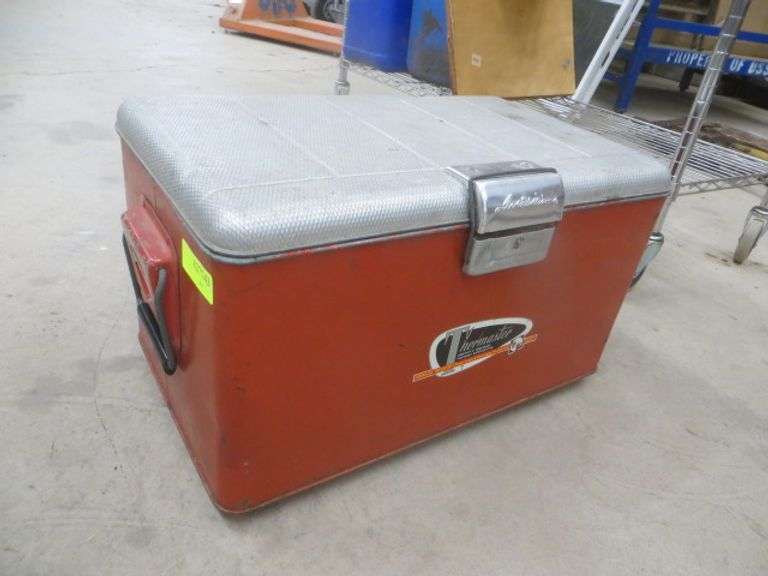 Vintage Thermaster Cooler - 13x22x13" - Lambrecht Auction, Inc.