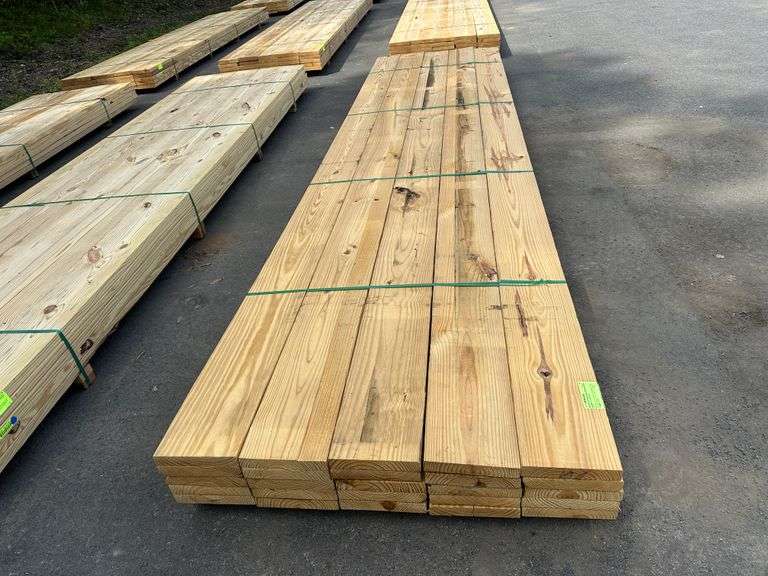 Southern Yellow Pine Dimensional Lumber 2"x10"x16' - Lambrecht Auction ...