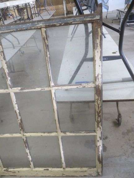 Large 12 Pane Window - Lambrecht Auction, Inc.
