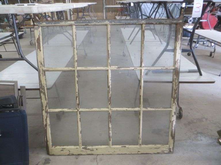 Large 12 Pane Window - Lambrecht Auction, Inc.